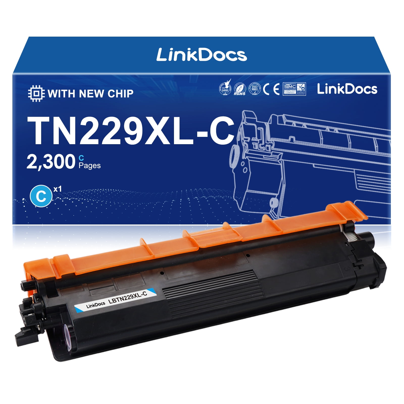 TN229xl Toner Cartridge Compatible for Brother TN229XL Toner cartridge ...