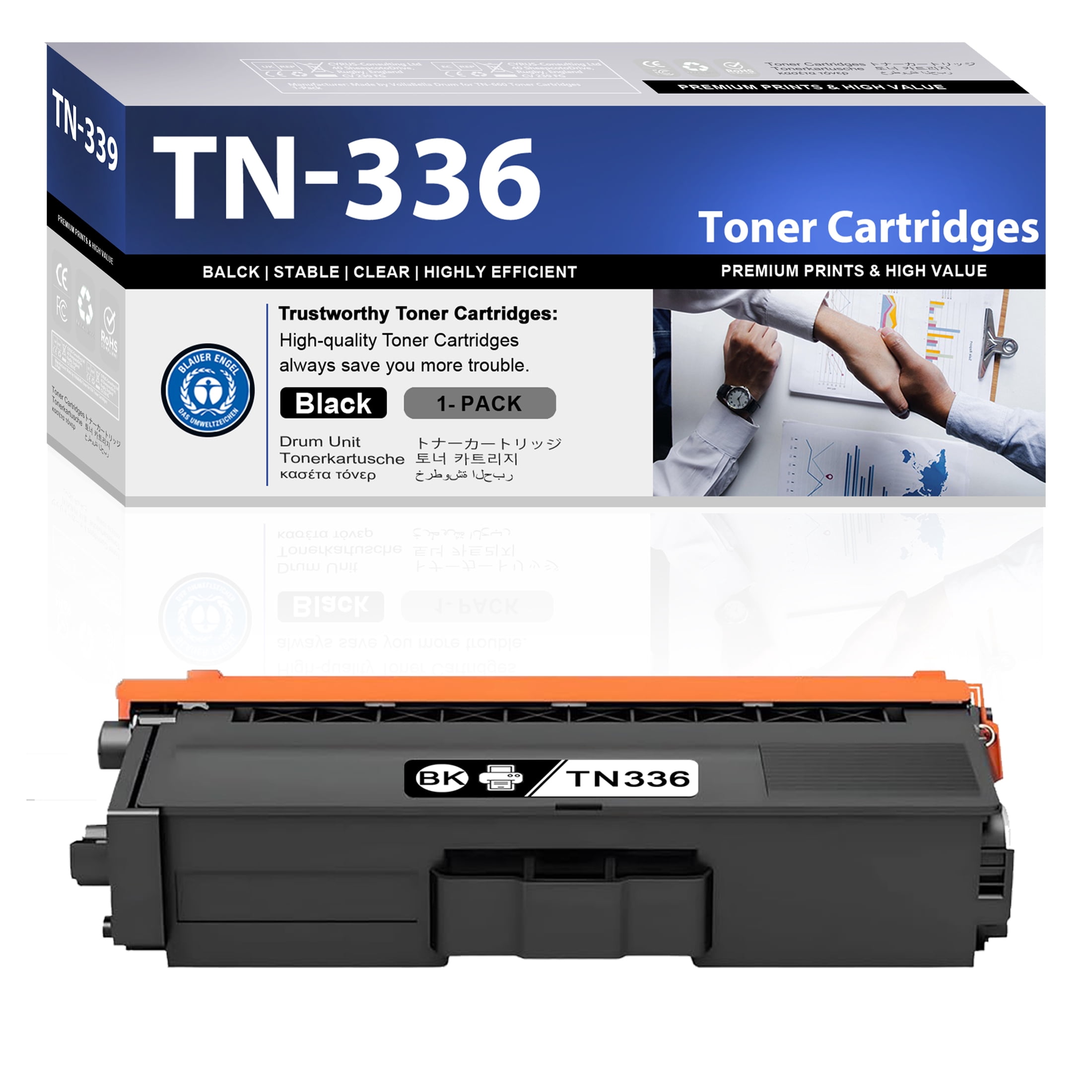 TN336 Toner Cartridges ZXTZX Compatibles for Brother TN336 Toner HL ...