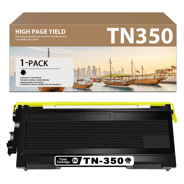TN350 Black Toner Cartridge 1 Pack Replacement for Brother DCP-7010 ...