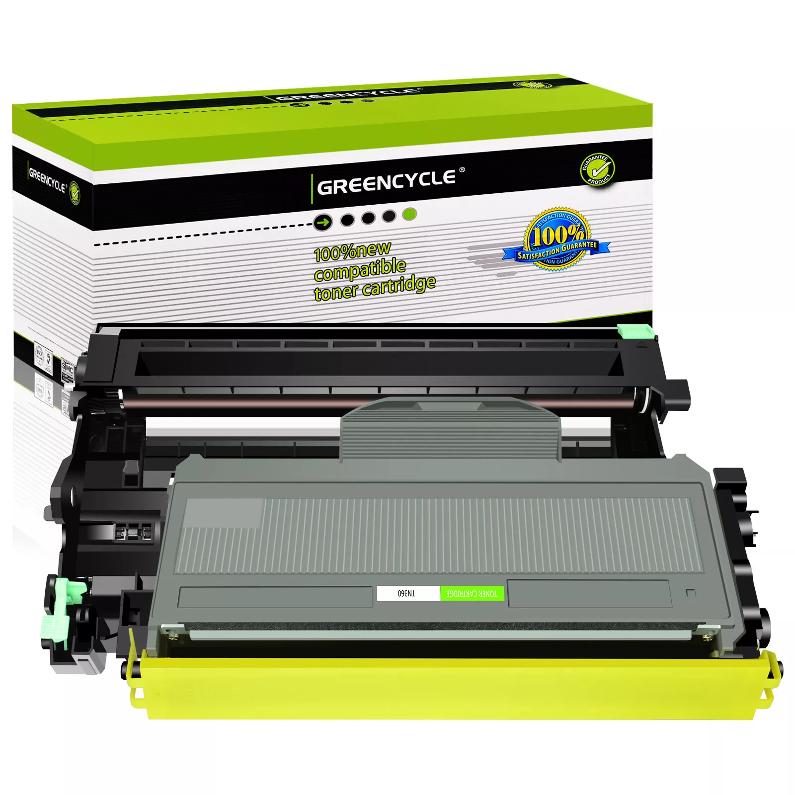 TN360 Toner Cartridge + DR360 Drum Unit For Brother HL-2140 2170W MFC ...