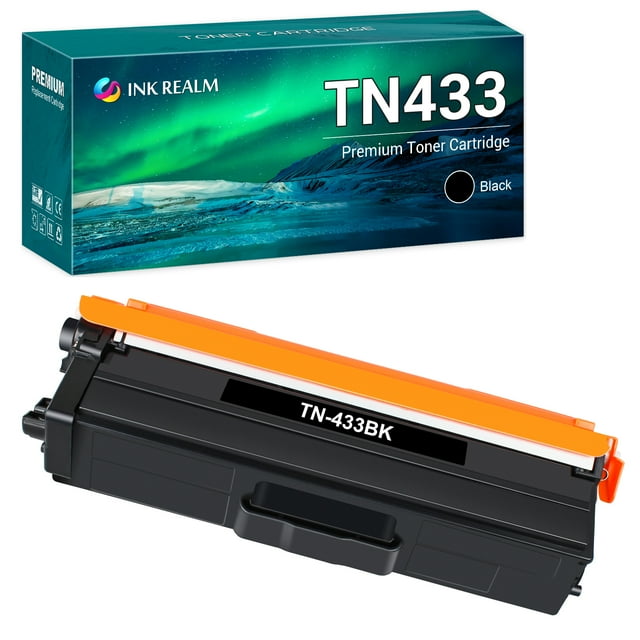 Brother Toner Cartridge TN433BK 1-Pack for HL-L8260CDW, L8360CDW, MFC ...