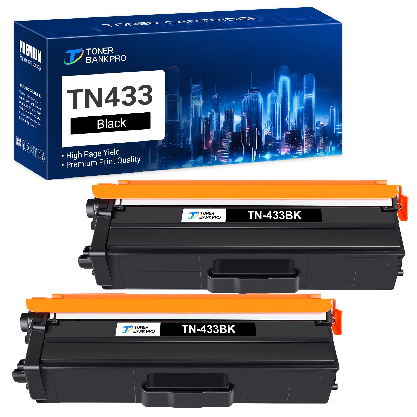 TN433 Compatible Toner Cartridge Replacement for Brother TN 433 TN ...