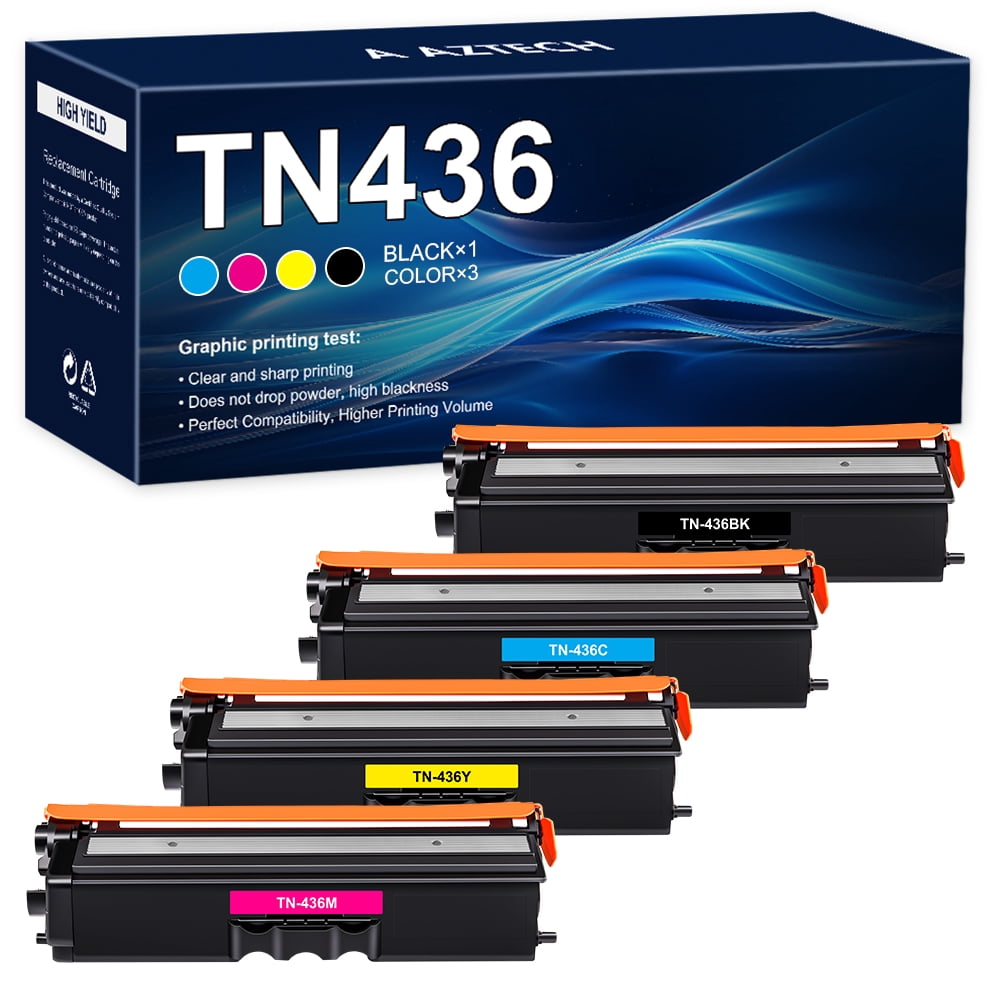 TN436 Toner Cartridge Compatible for Brother TN433 TN431 TN436 TN433BK ...