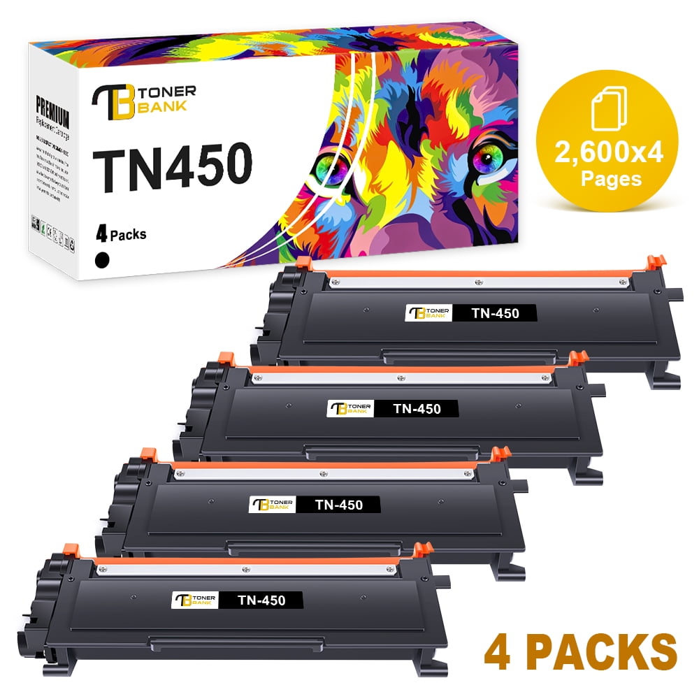 TN450 Black Toner Cartridge High Yield Replacement for Brother TN450 ...
