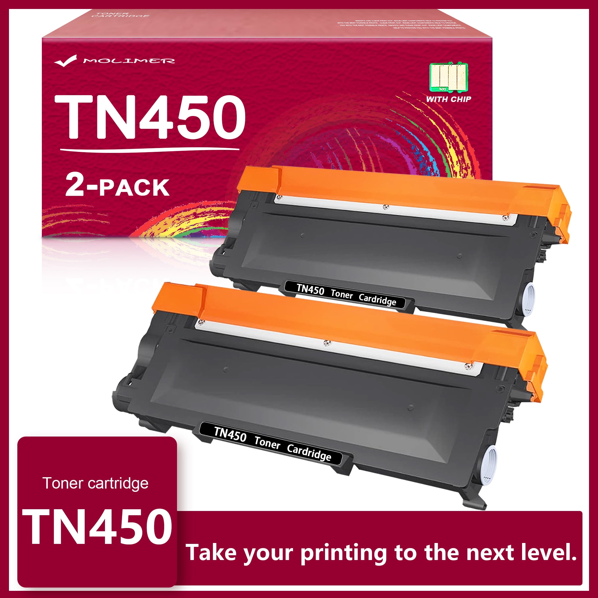 TN450 TN420 Toner Cartridge High Yield Replacement for Brother TN-450 ...