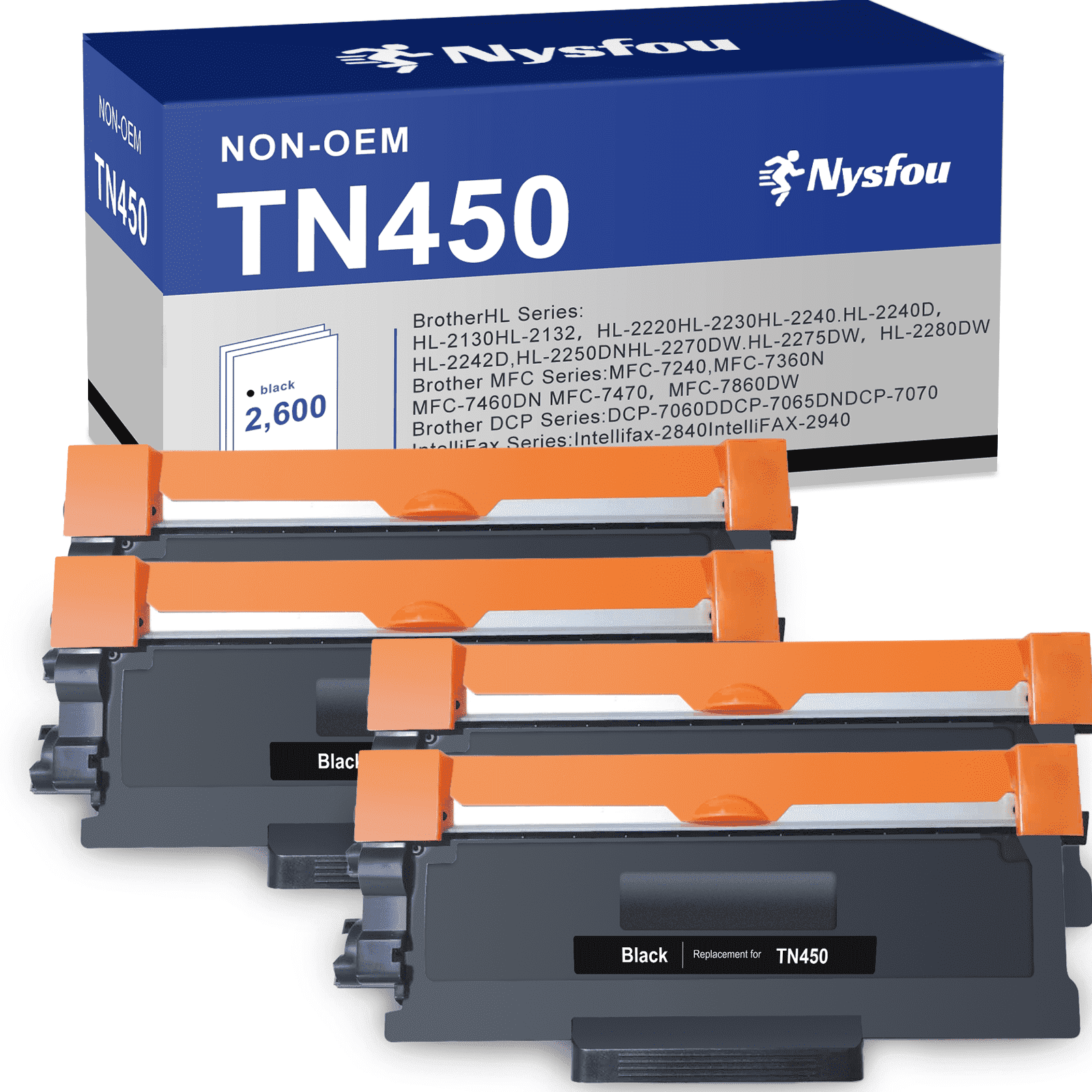 TN450 Toner Cartridge Compatible for Brother TN450 TN 420 TN-450 High ...