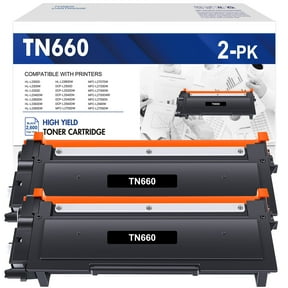 Brother Genuine High-yield Printer Toner Cartridge, TN660, Black ...