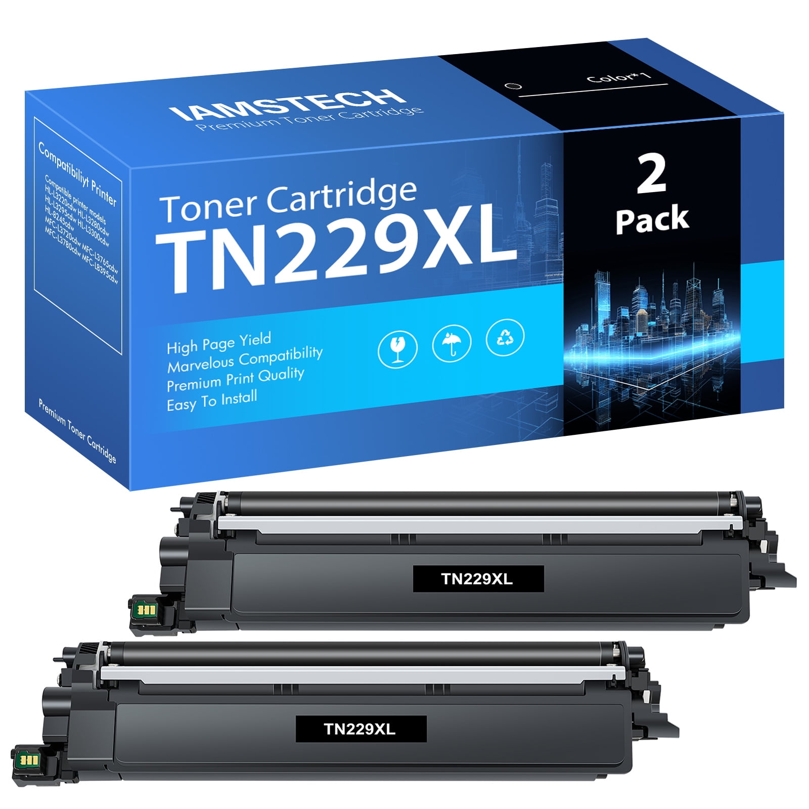 IAMSTECH TN229XL Toner Cartridge Compatible for Brother TN229XL TN229 ...