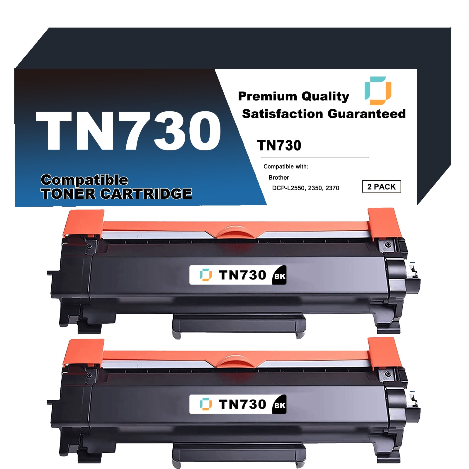 TN730 High Yield Toner Cartridge Replacement Compatible for Brother ...