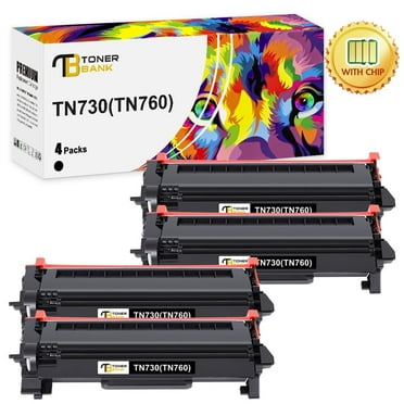 Brother Genuine TN730 Standard-Yield Black Toner Cartridge for Mono ...