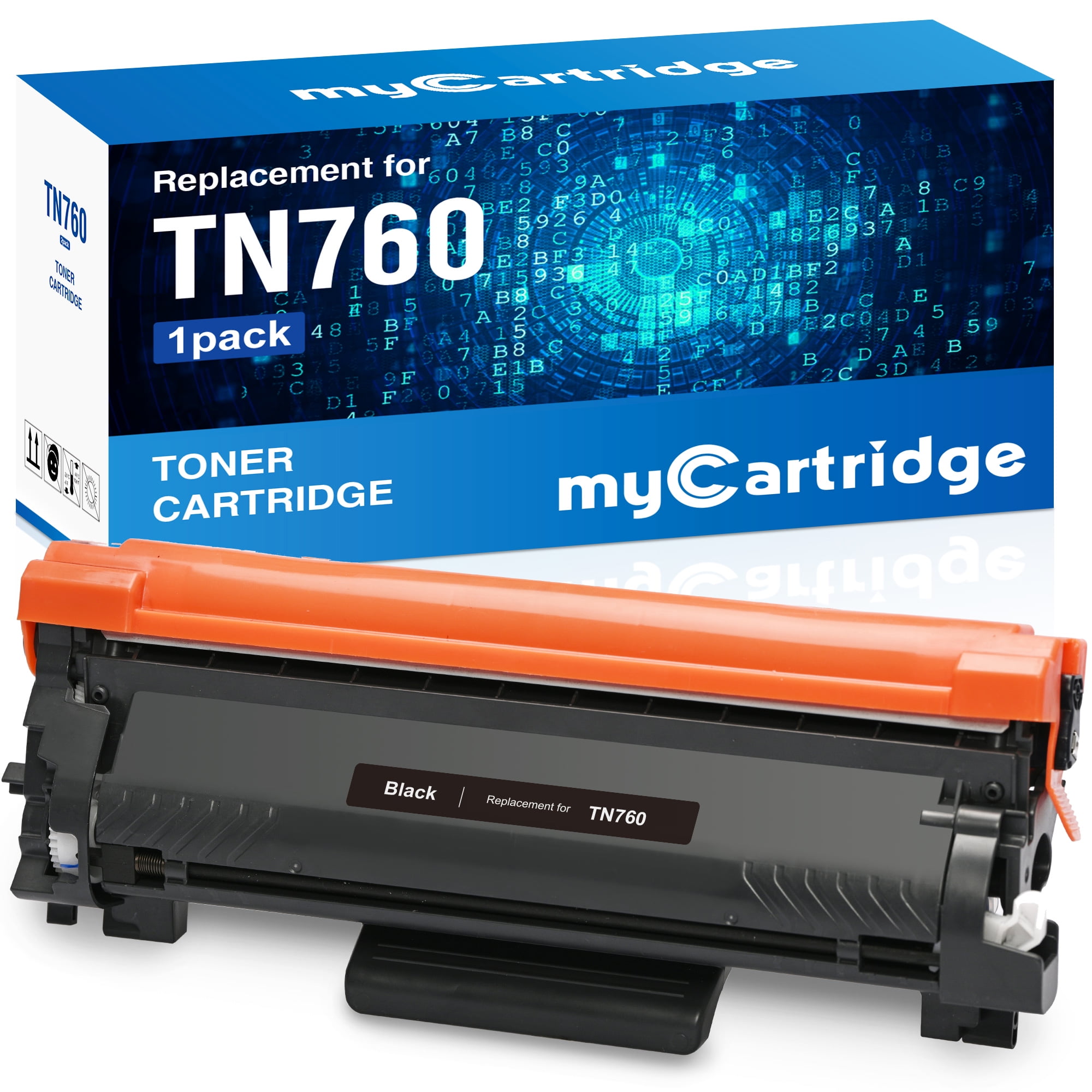 TN760 TN-760 Toner Cartridge Replacement for Brother TN730 TN-730 for ...