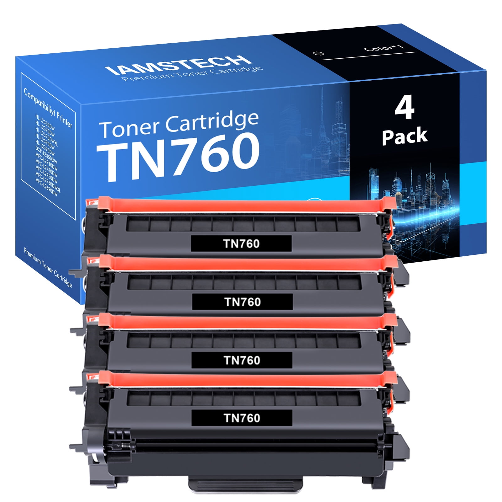 TN760 TN730 Toner Cartridge Compatible for Brother TN-760 TN760 TN730 ...