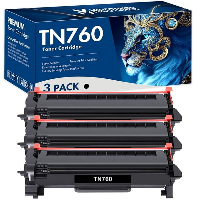 TN760 TN730 Toner Cartridge Compatible for Brother TN-760 TN730 TN-730 ...