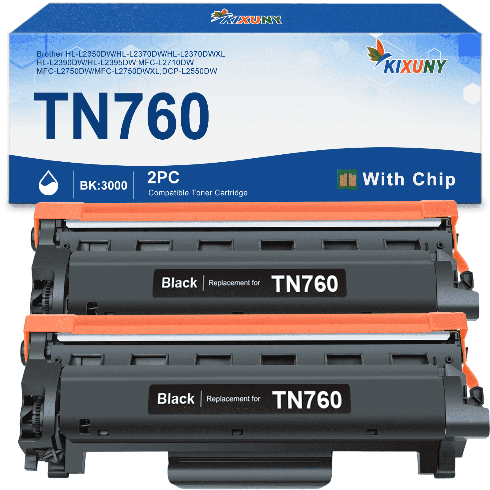 TN760 Toner Cartridge Replacement for Brother TN-760 TN760 TN730 TN-730 ...
