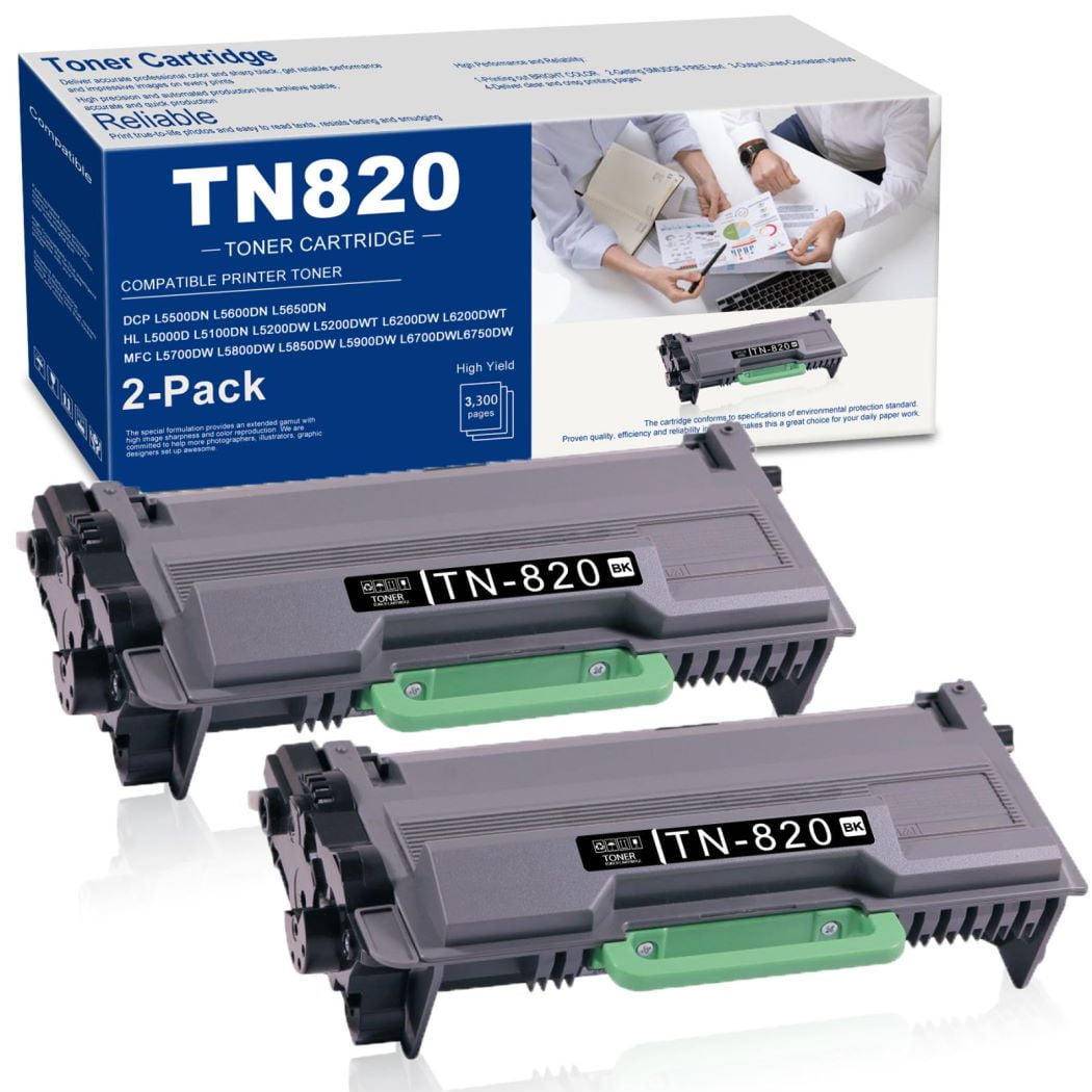 TN820 Compatible Toner Cartridge Replacement for Brother DCP-L5600DN HL ...