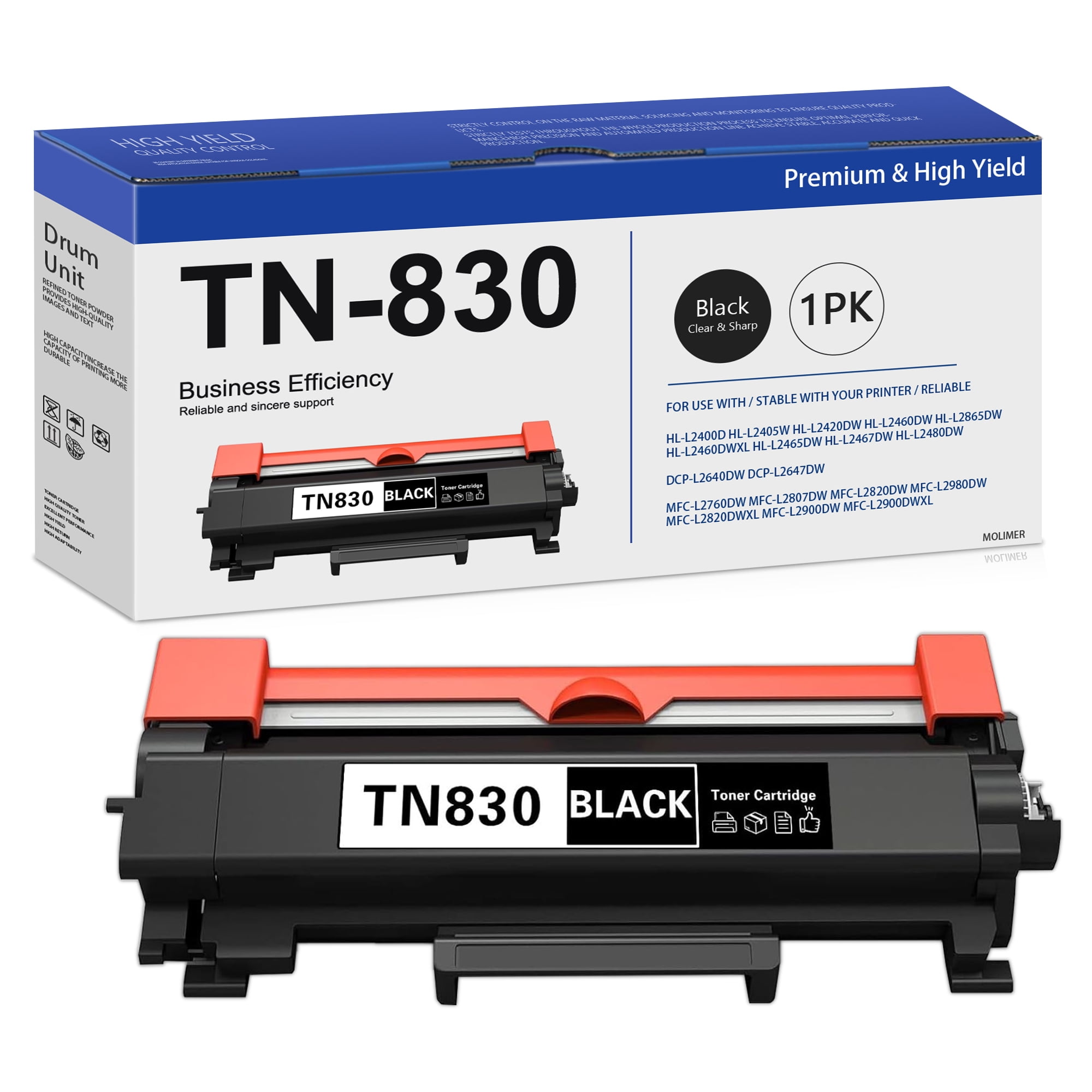 TN830 Toner Cartridge Replacement for Brother TN830 Toner Compatible ...