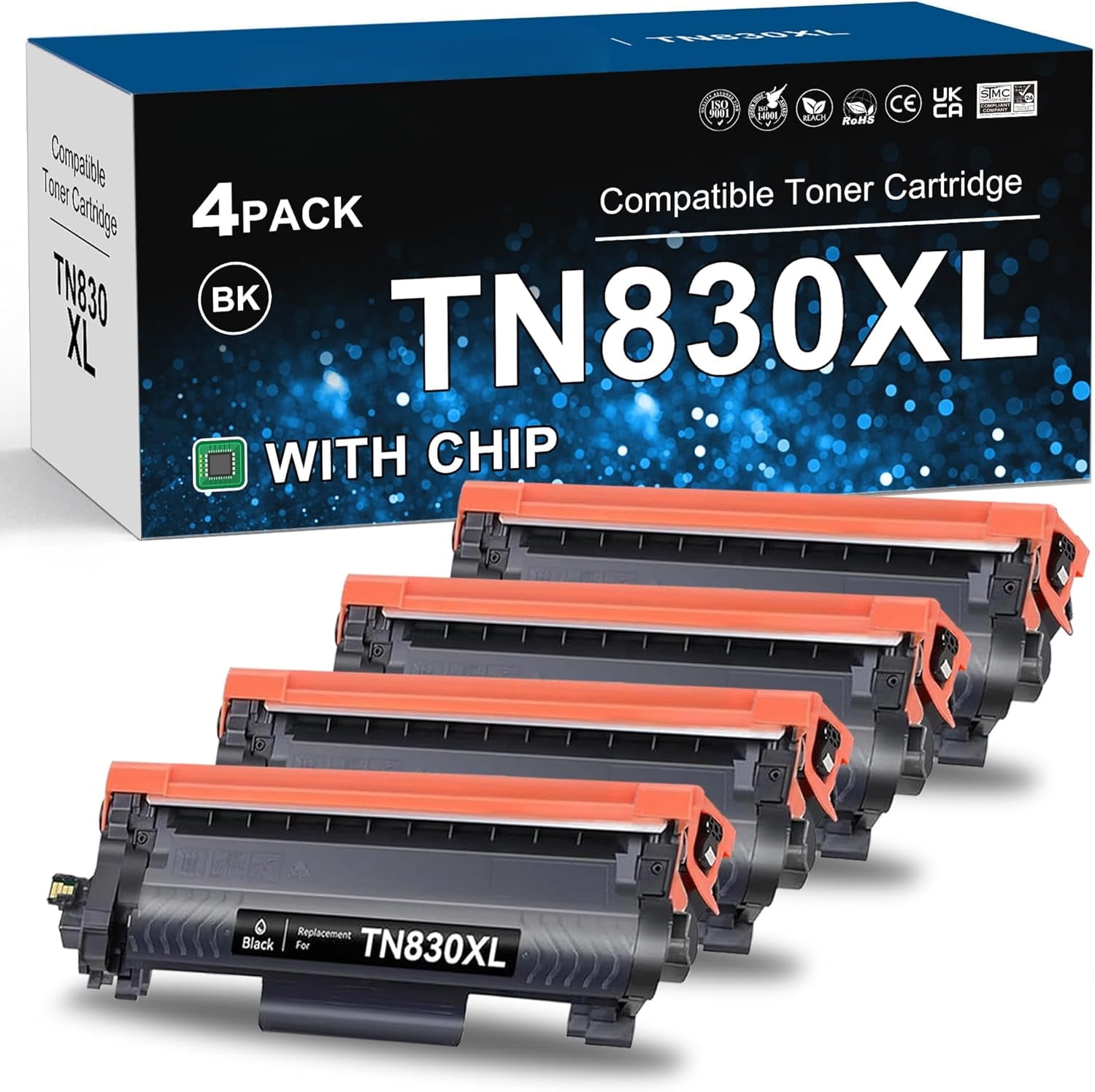 TN830XL Compatible Toner Cartridge Replacement for Brother TN830XL ...