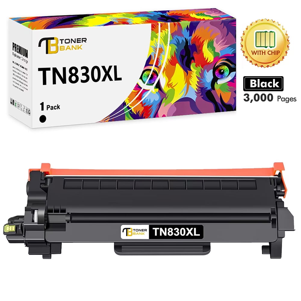 TN830XL TN830 High Yield Toner Cartridge Compatible for Brother TN830XL ...