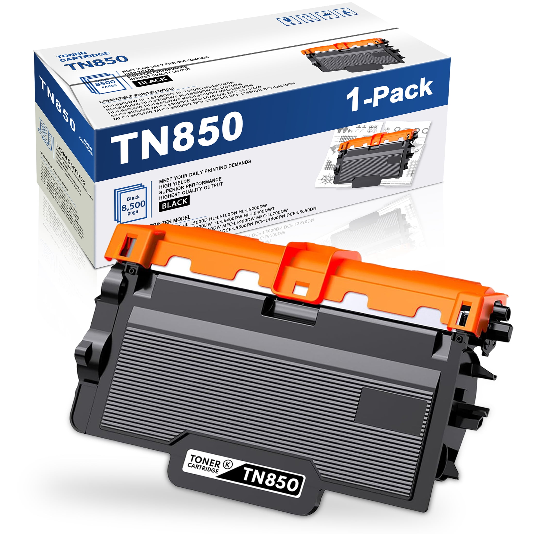 TN850 Black Toner Cartridge Replacement for Brother TN850 Toner ...
