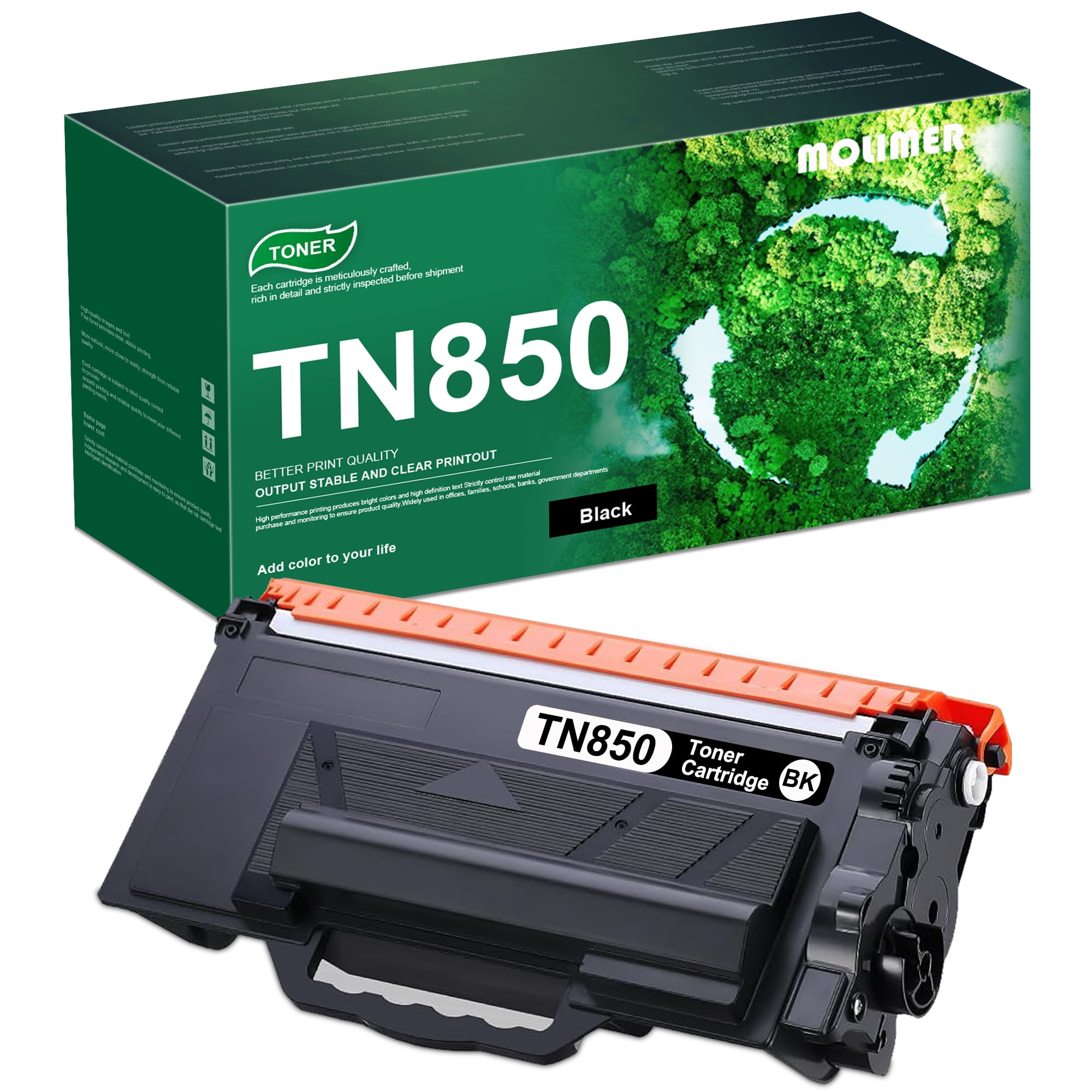 TN850 1 Pack Black Toner Cartridge High Yield Replacement for Brother ...