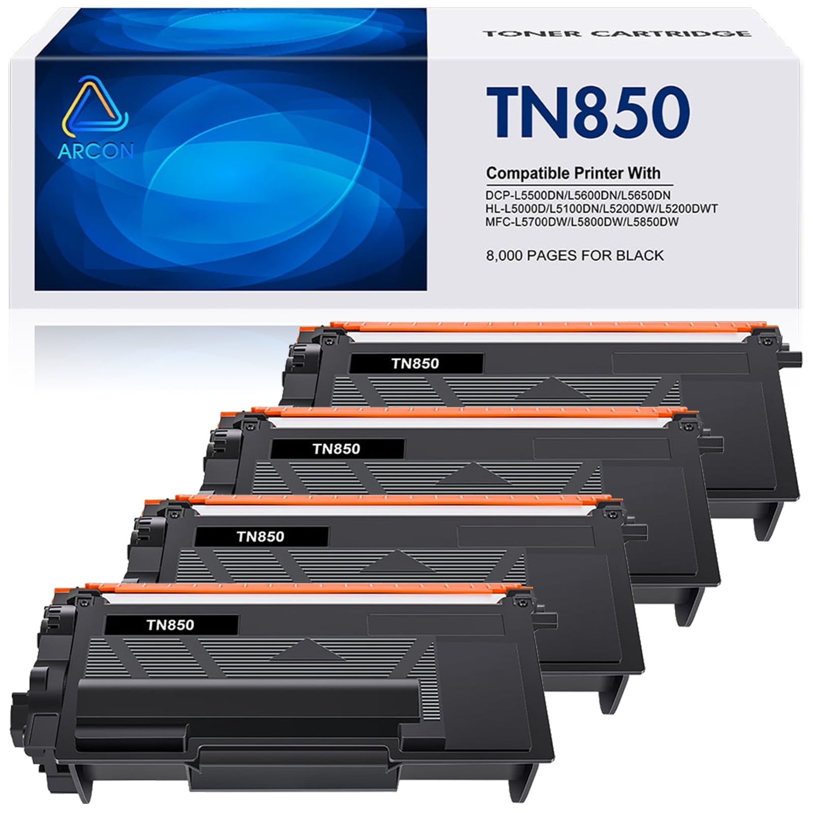 TN850 High Yield Toner Cartridge TN 850 TN-850 Replacement for Brother ...