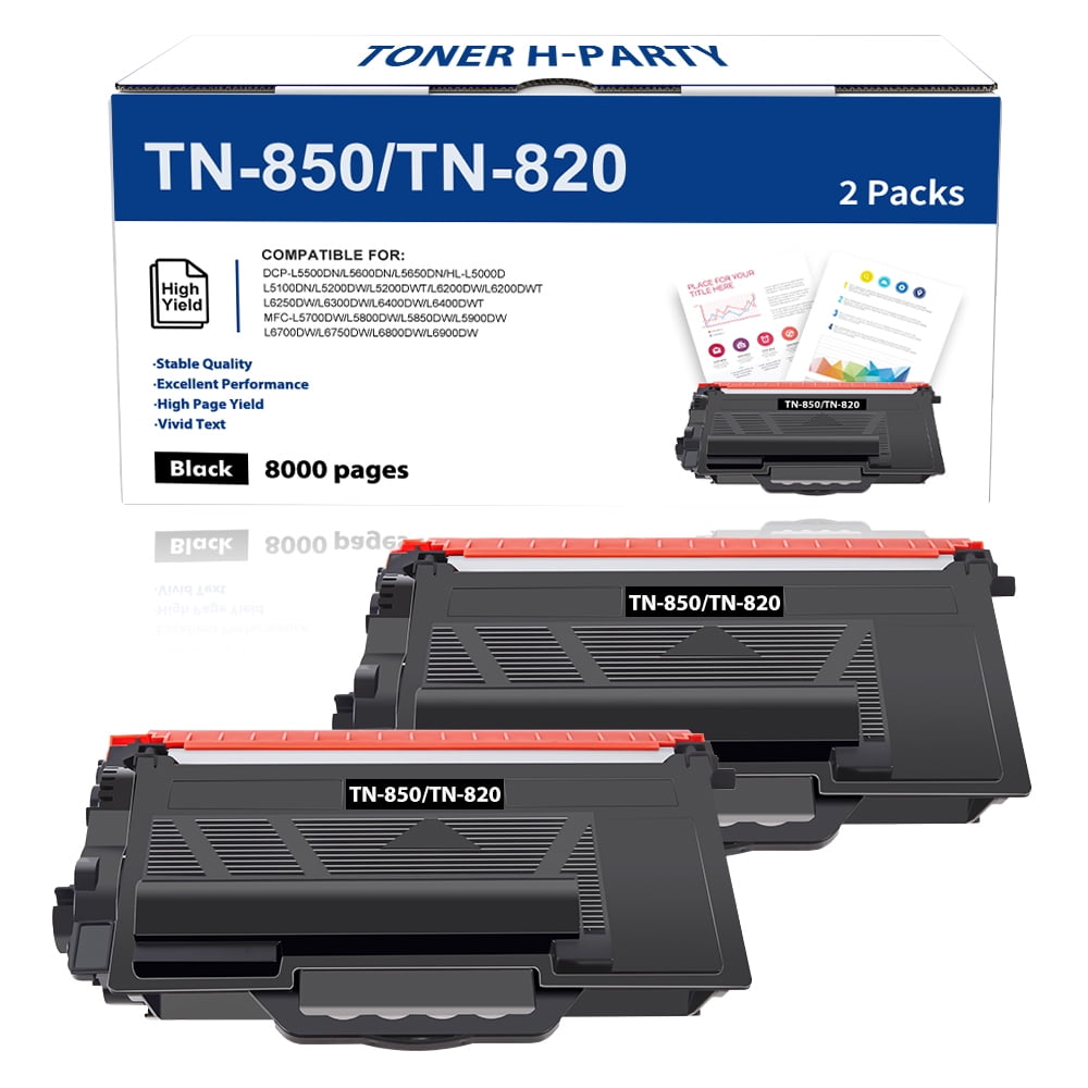 TN820 TN850 High Yield Toner Cartridges Compatible for Brother TN850 TN ...