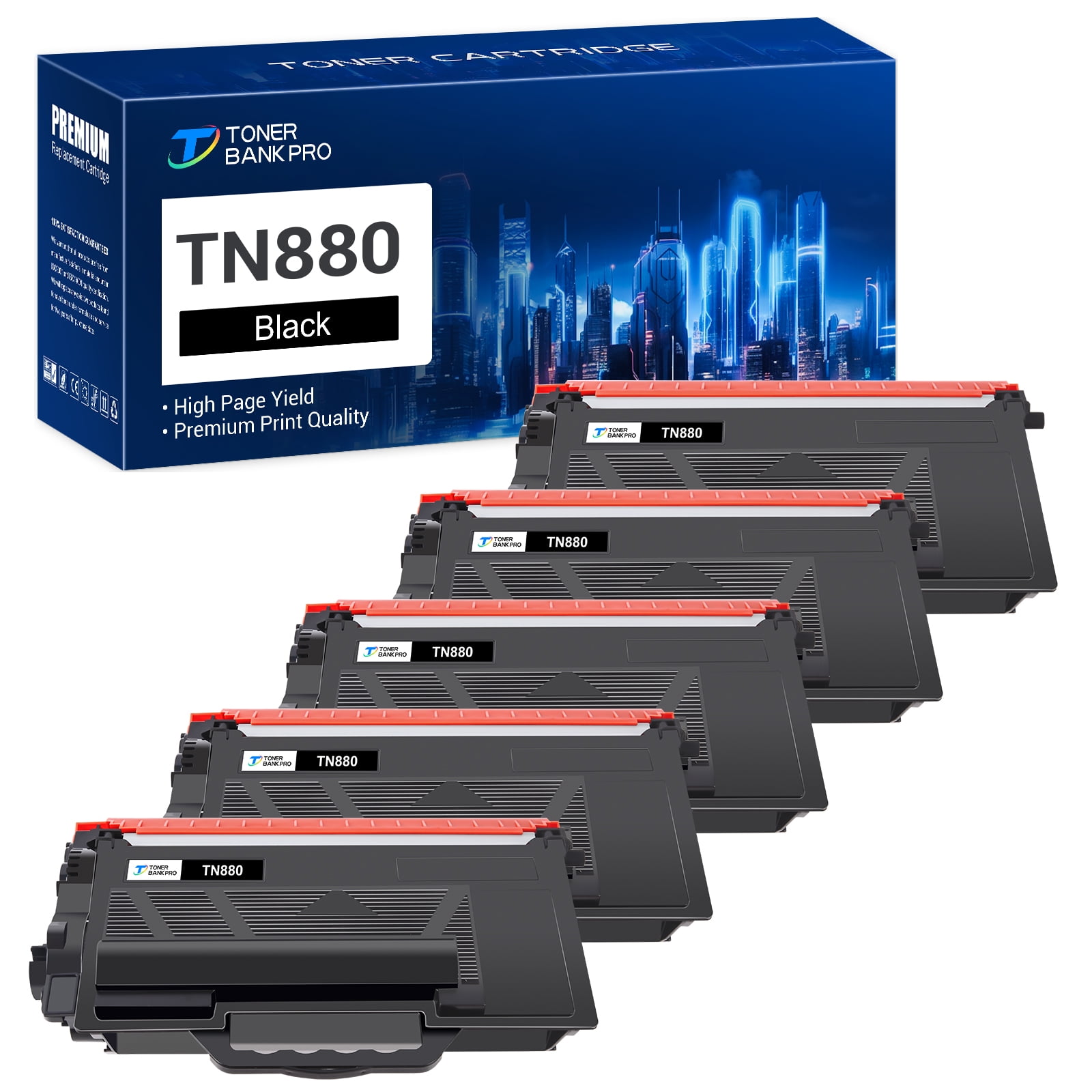 TN880 Super Toner Cartridge Compatible for Brother TN880 TN-880 TN 880 ...
