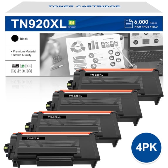 TN920XL TN920 Toner Cartridge Black HL-L6210DW with Chip Compatible for ...