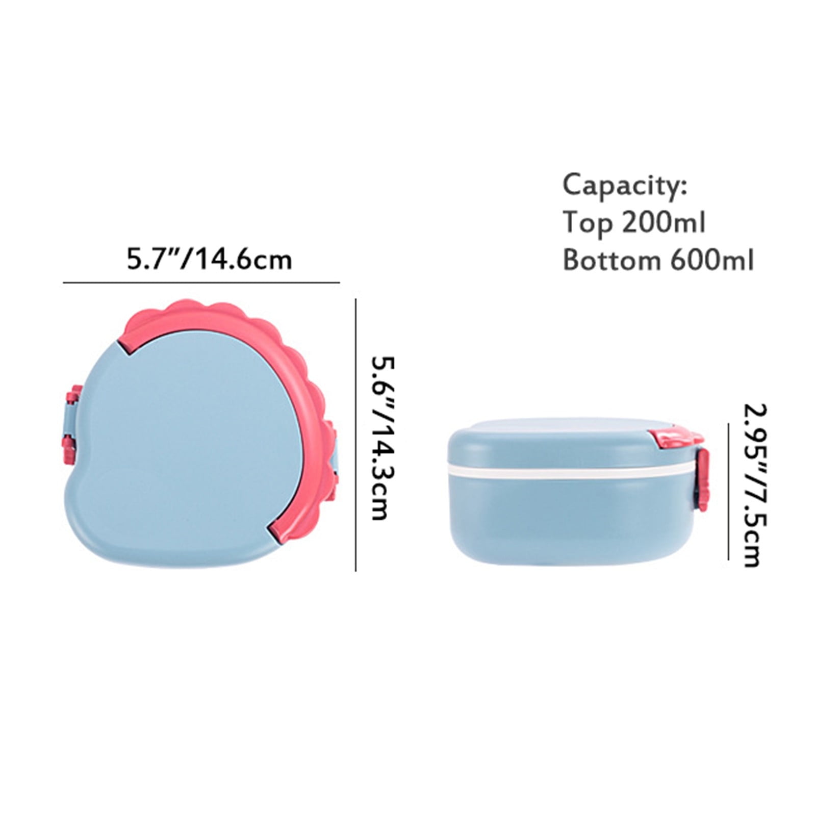 TNDBKQWR Bento Lunchbox Women Work Lunch Box Work Lunch Box with fork ...