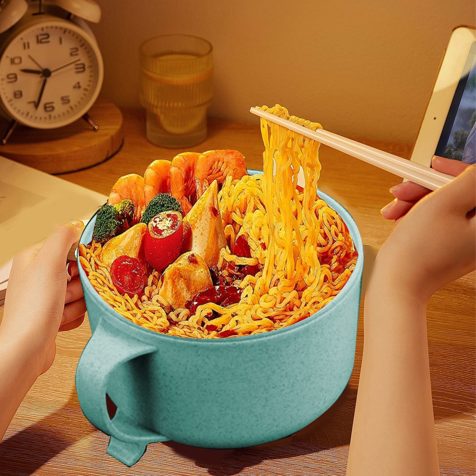 TNDBKQWR Kids Ramen Bowl Japanese Soup Bowls, Lunch Containers Cute ...