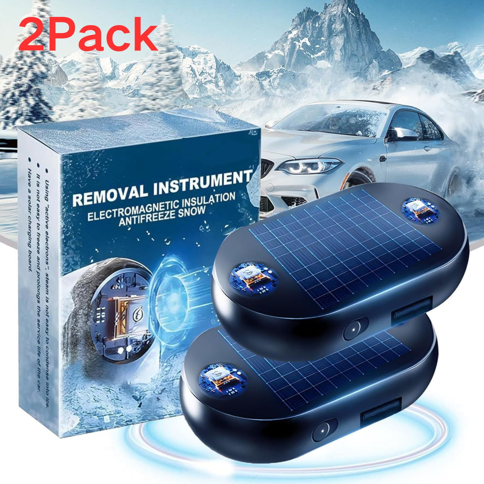 TNDBKQWR Winter Antifreeze Device, Anti-Freeze Electromagnetic Car Snow ...