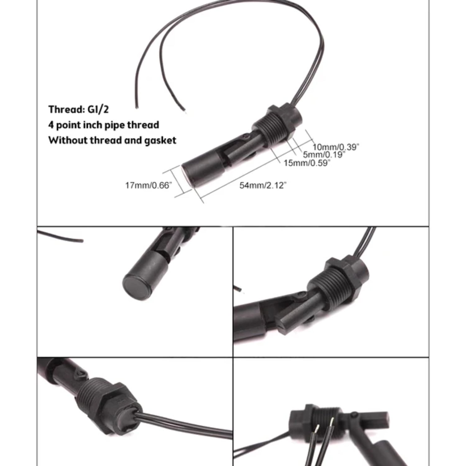 TNHOYUE High Quality Horizontal Liquid Water Level Sensor Switch for ...