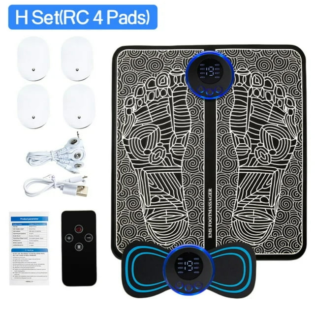 Tnhyei Enhanced Portable Ems Foot Massager Pad For Ultimate Relaxation
