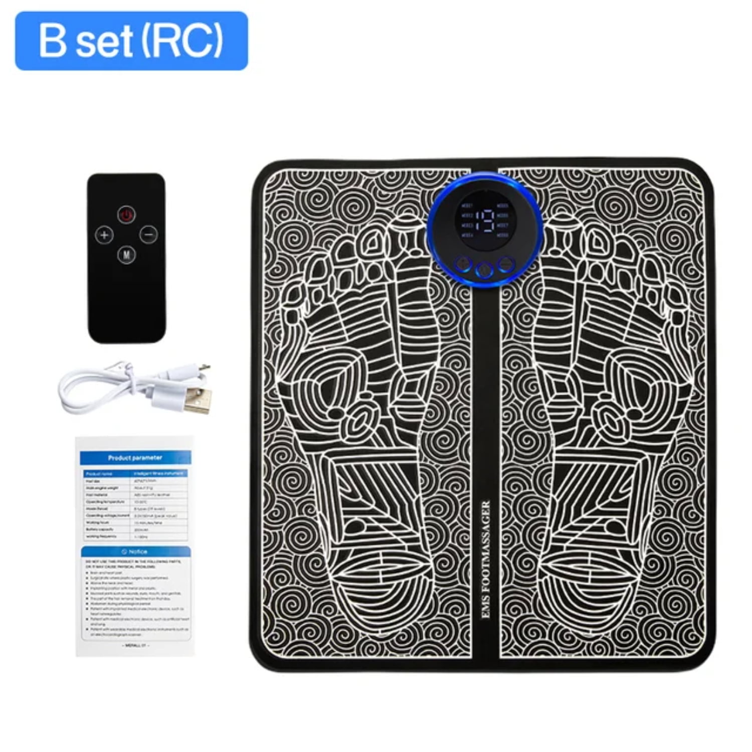 TNHYEI Enhanced portable EMS foot massager pad for ultimate relaxation ... TNHYEI Enhanced portable EMS foot massager pad for ultimate relaxation ...