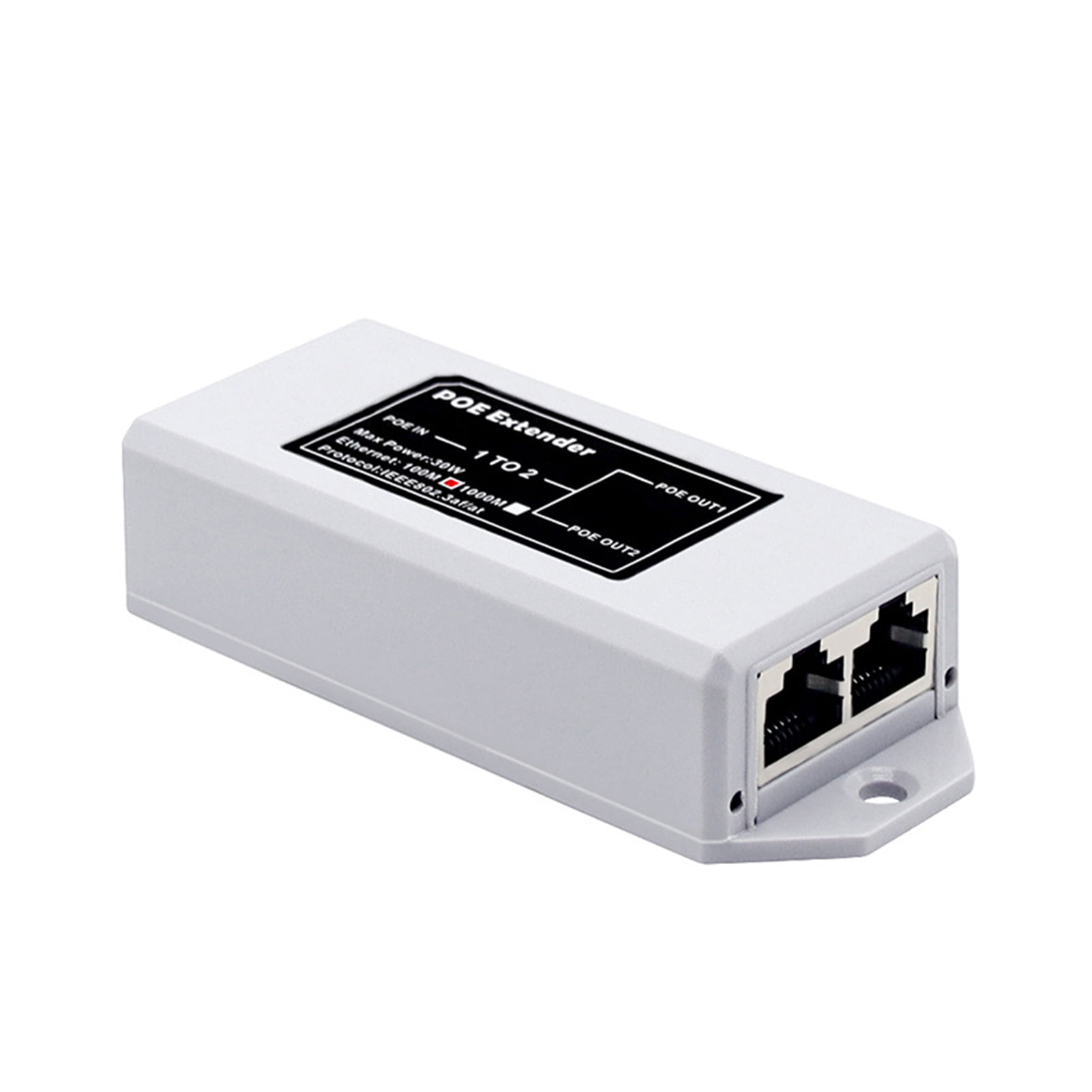 TNOBHG 1-in 2-out Poe Extender Poe Extender Ethernet Repeater 100 ...