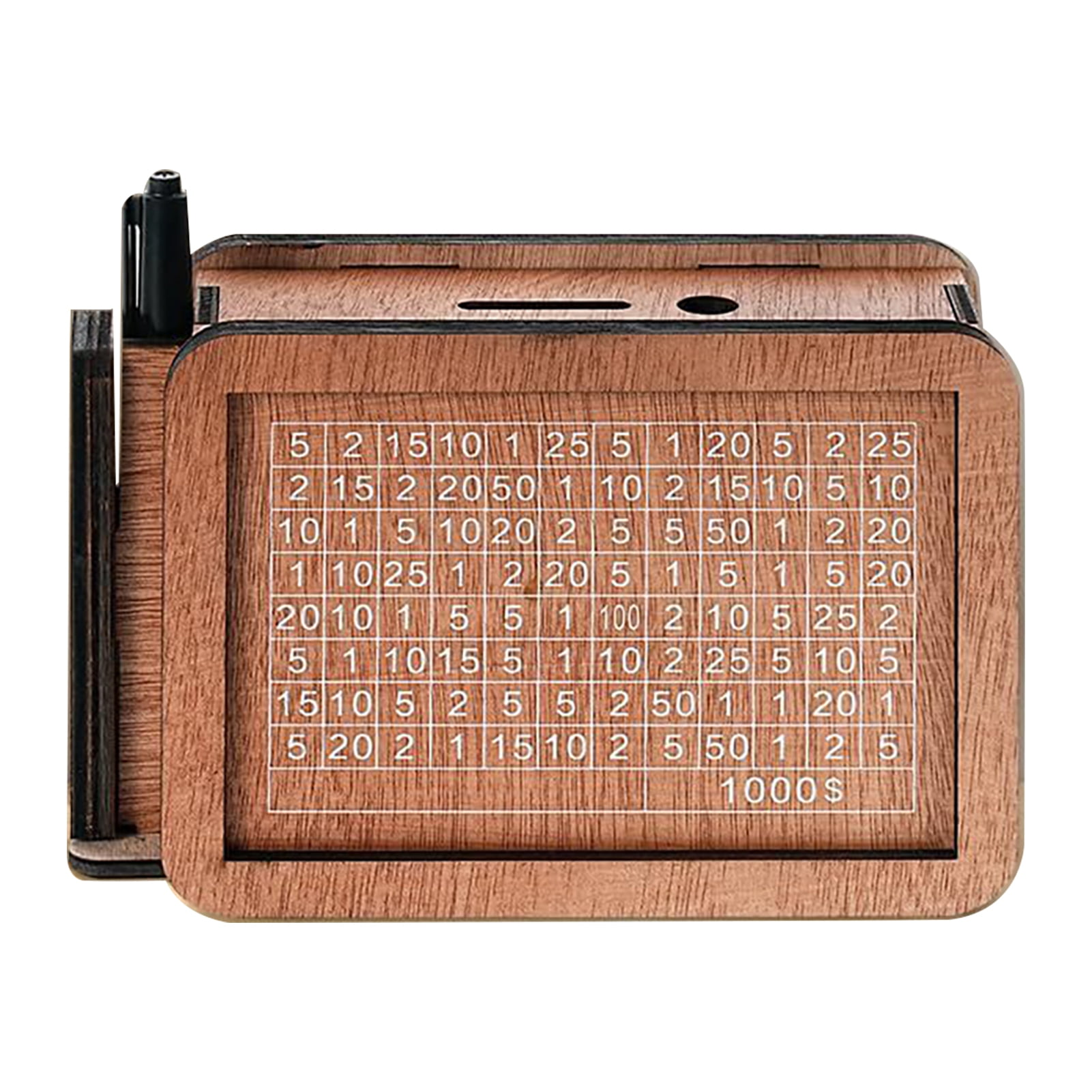 TNOBHG Children Piggy Bank Wooden Piggy Bank Money Box Educational ...