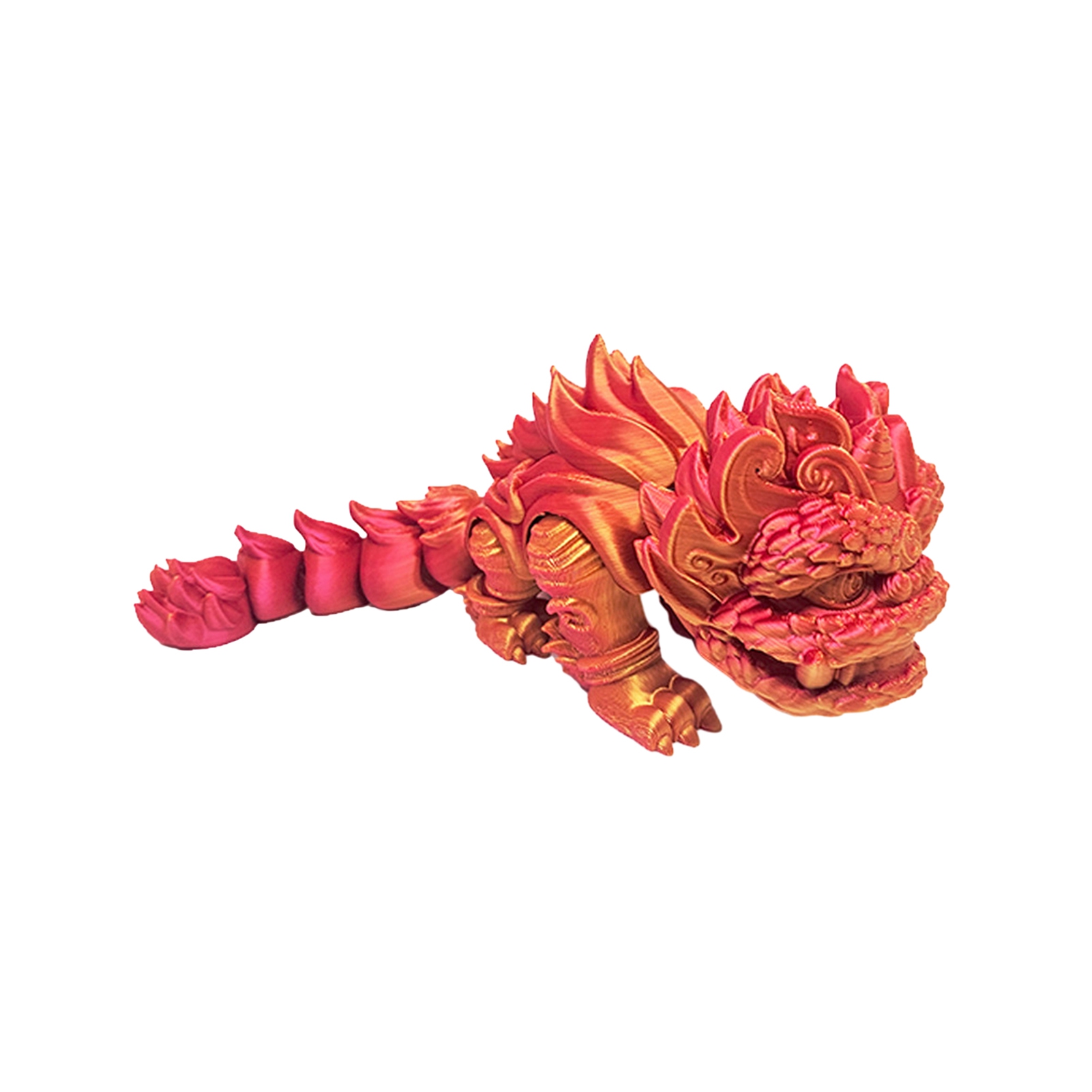 TNOBHG Colorful Lion Sculpture Colorful Lion Figurine 3d Printed ...