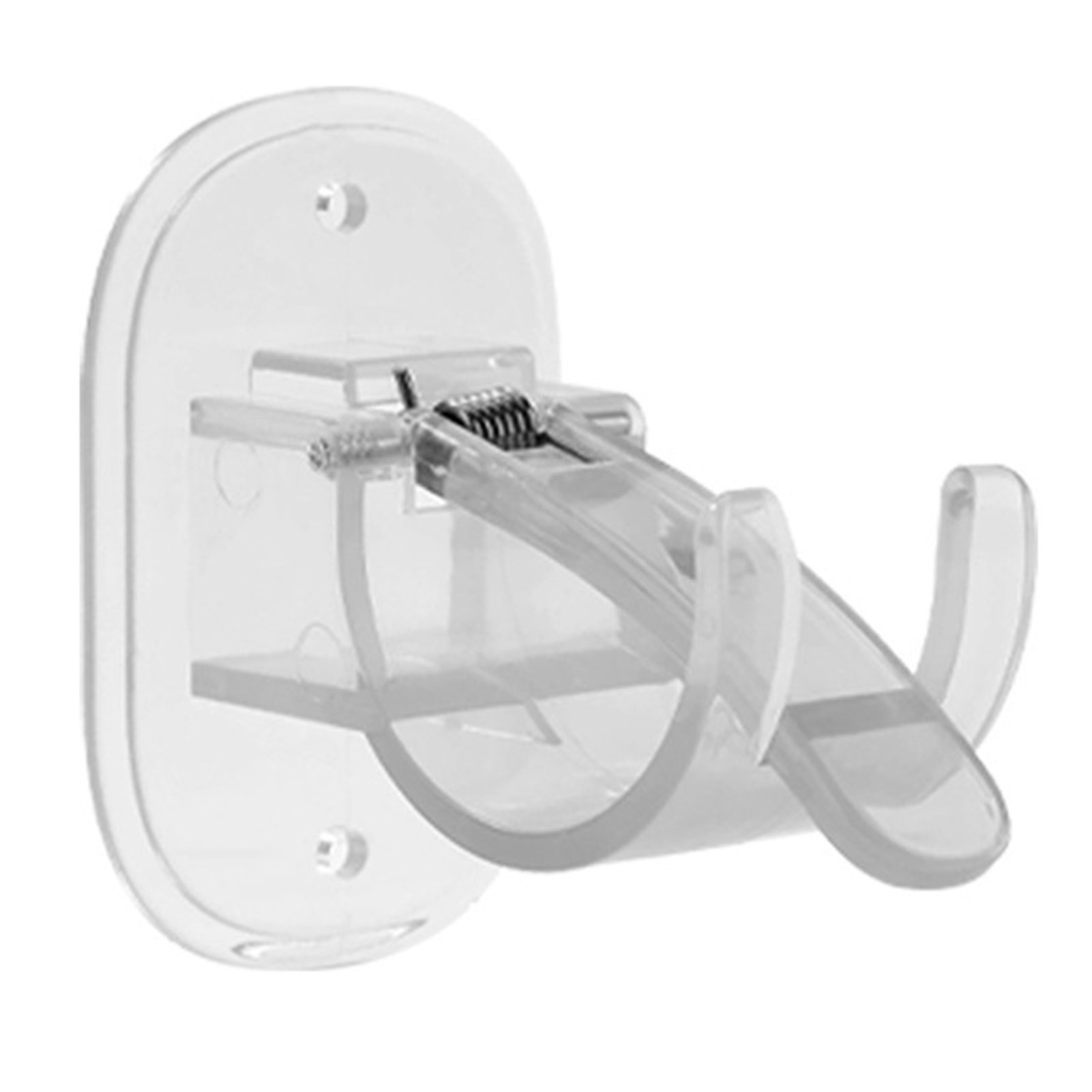 TNOBHG Curtain Rod Hanger Curtain Rod Hook Self-adhesive No-punching ...