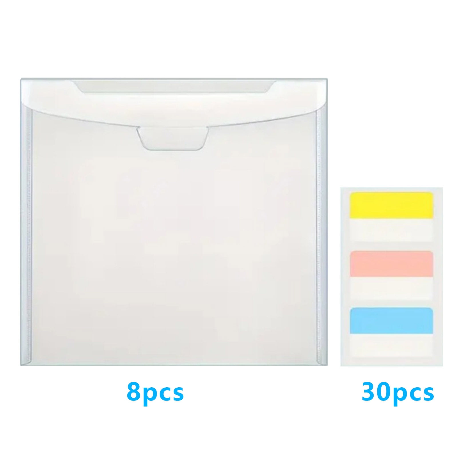 TNOBHG File Holder Waterproof Clear Envelope File Folder with Sticky ...
