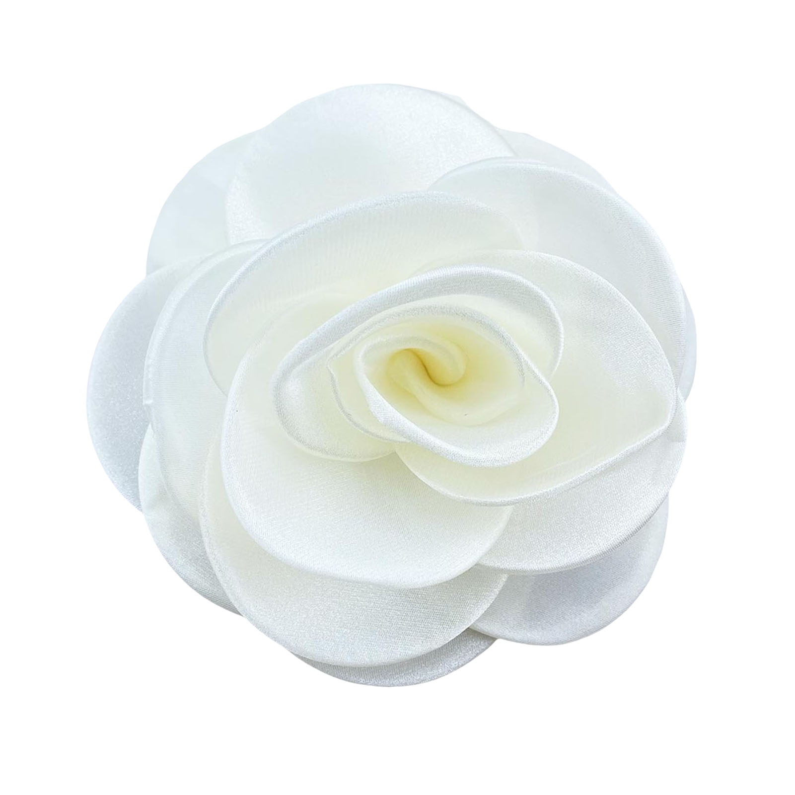 TNOBHG Flower Brooch Formal Occasion Corsage Style Big Camellia Mesh ...