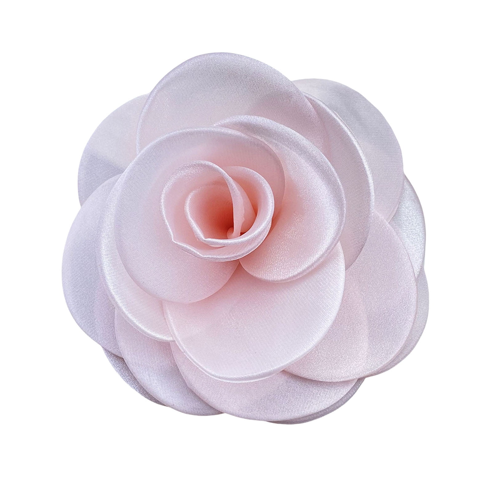 TNOBHG Flower Brooch Formal Occasion Corsage Style Big Camellia Mesh ...