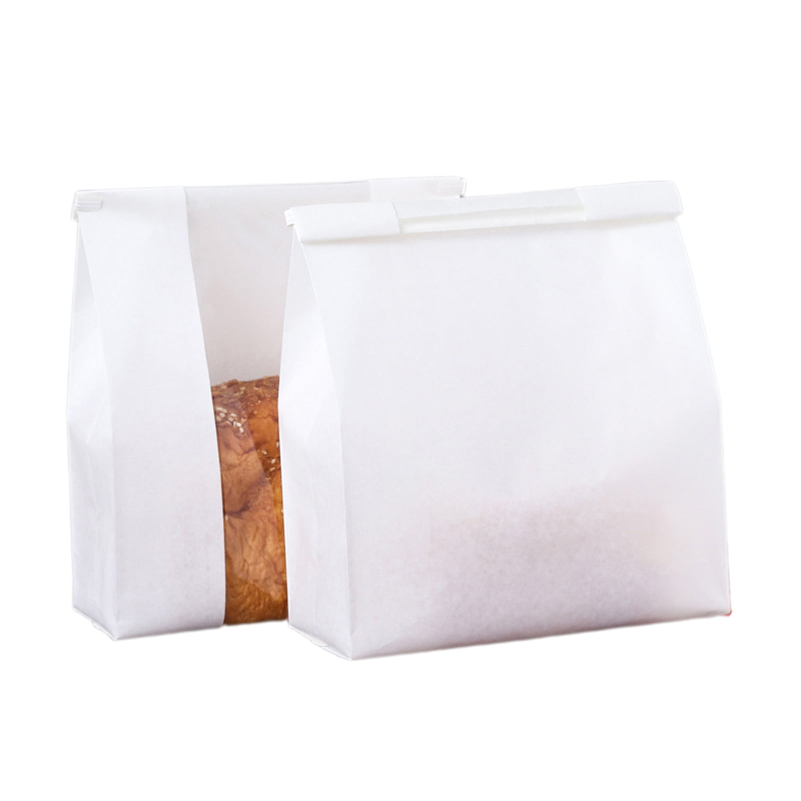 TNOBHG Food-grade Bread Bags 50pcs Toast Bag Food-grade Kraft Paper ...