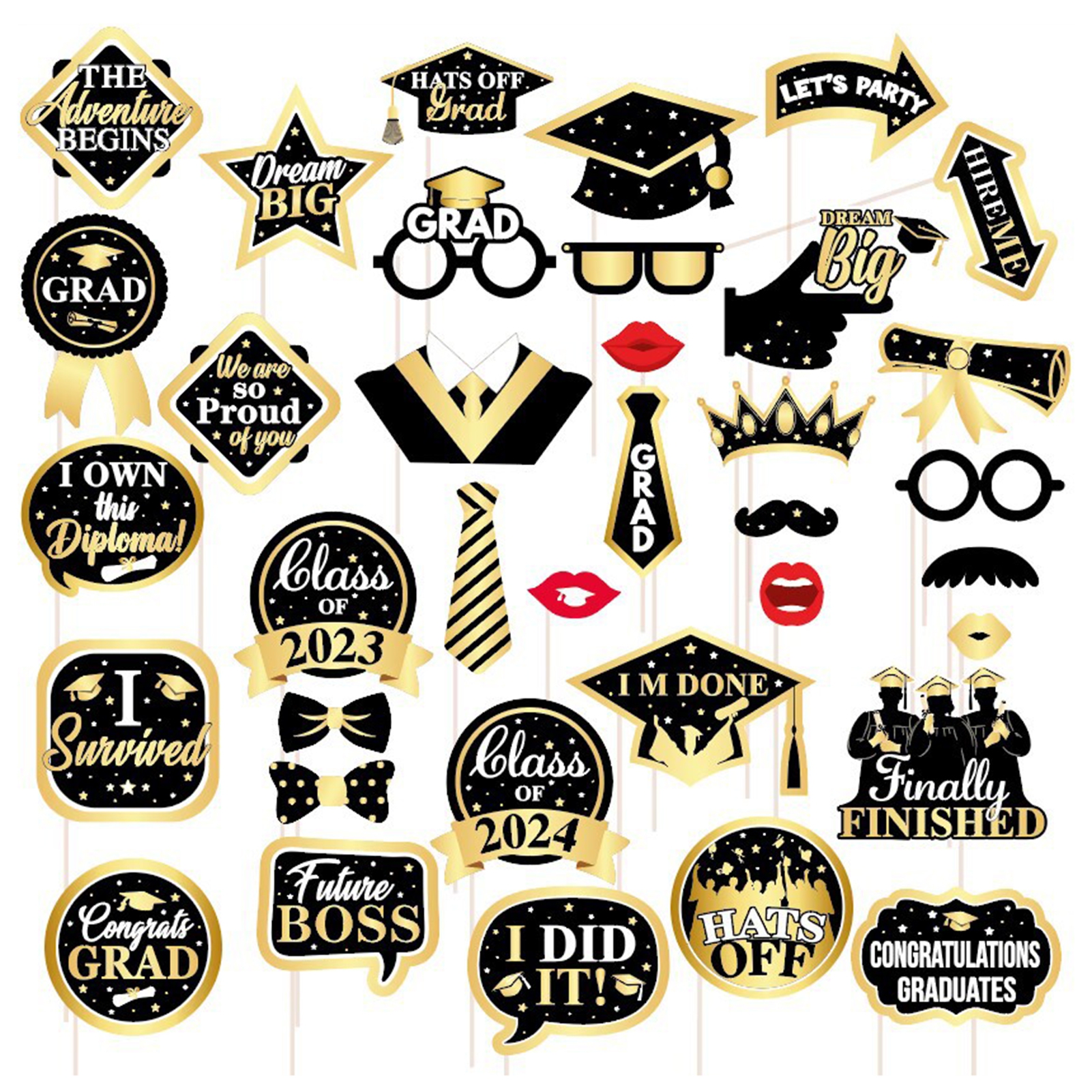 TNOBHG Graduation Handheld Placard 2024 Graduation Hand Holding Placard ...