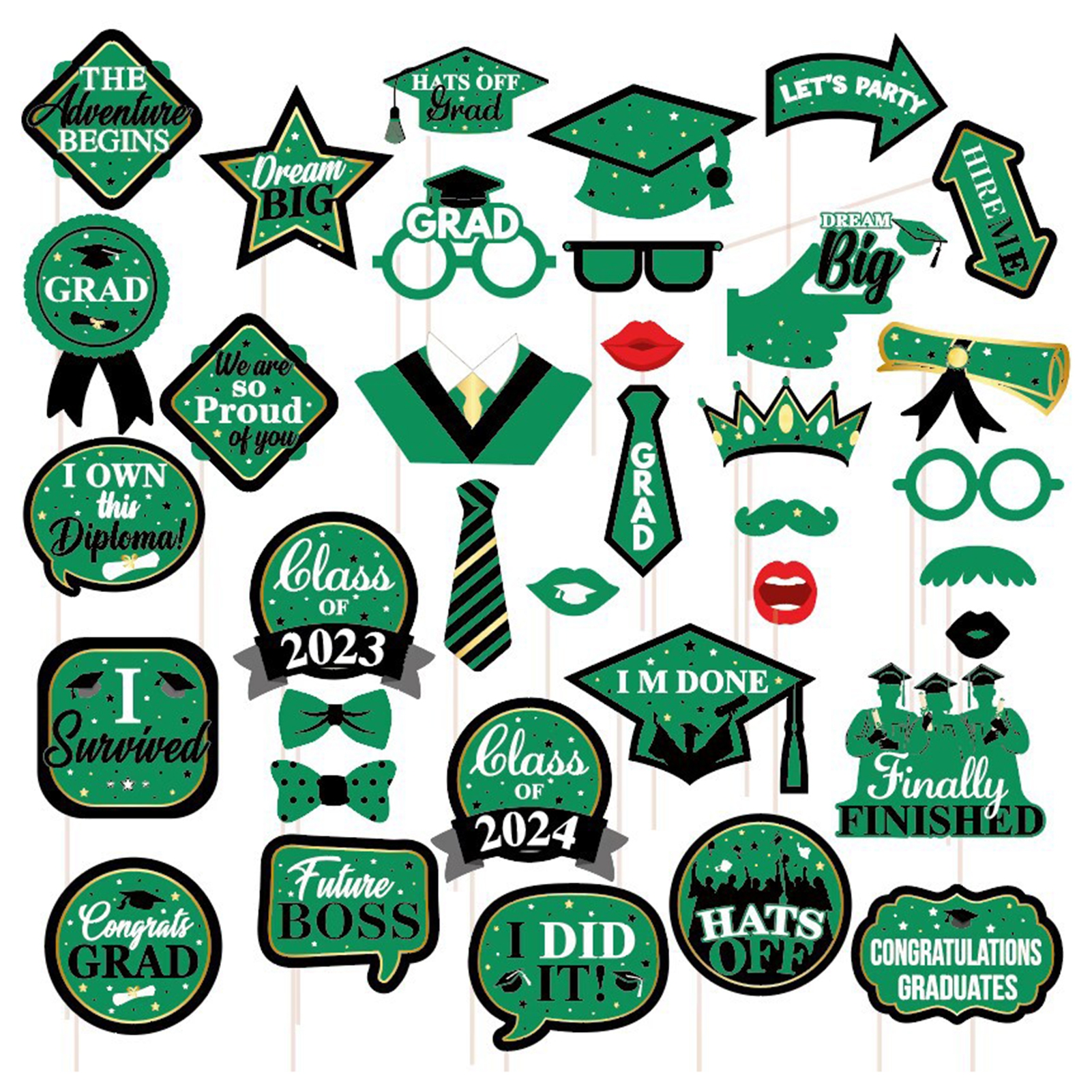 TNOBHG Graduation Handheld Placard 2024 Graduation Hand Holding Placard ...