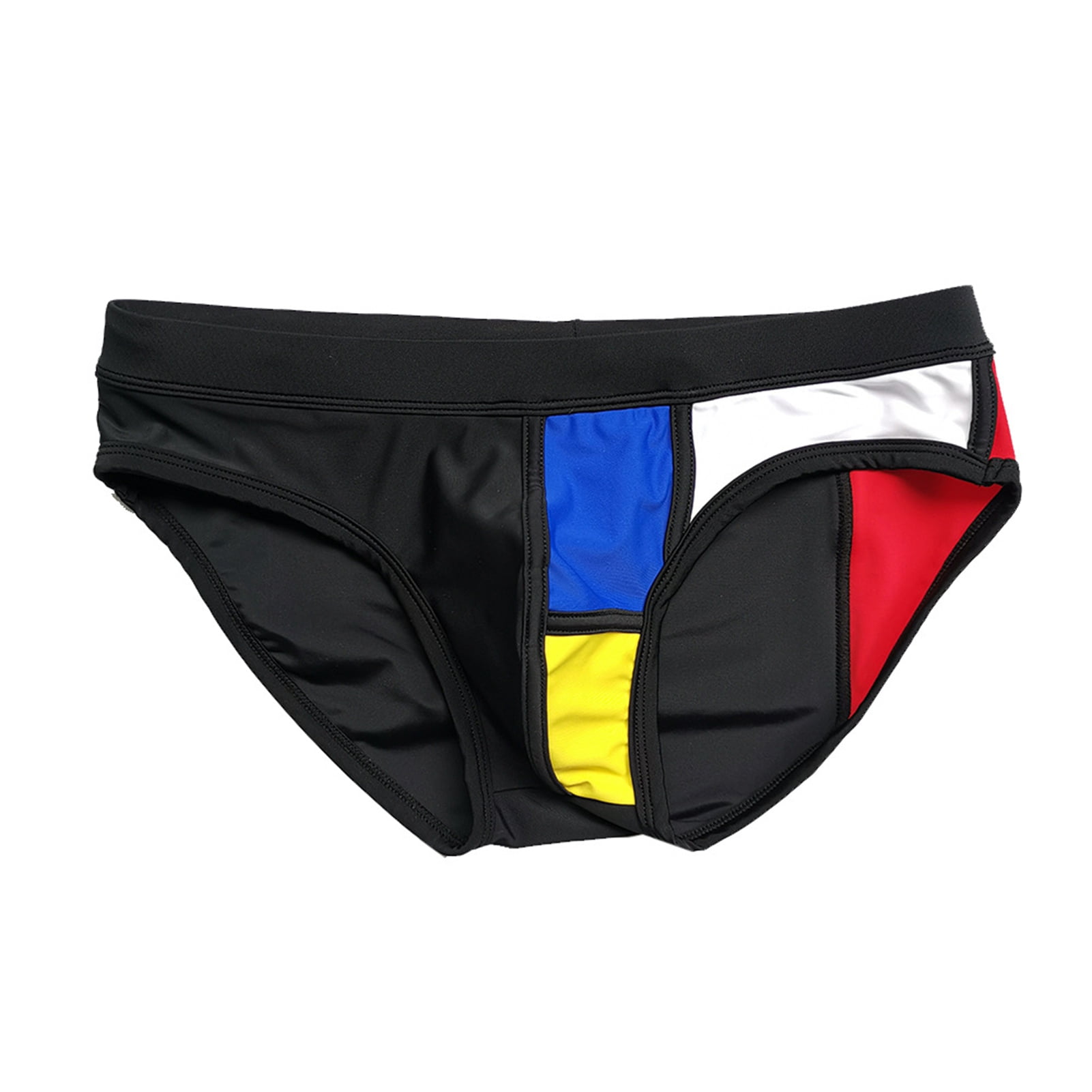 Tnobhg Men Swimming Briefs Mens Quick Dry Color Matching Swim Briefs