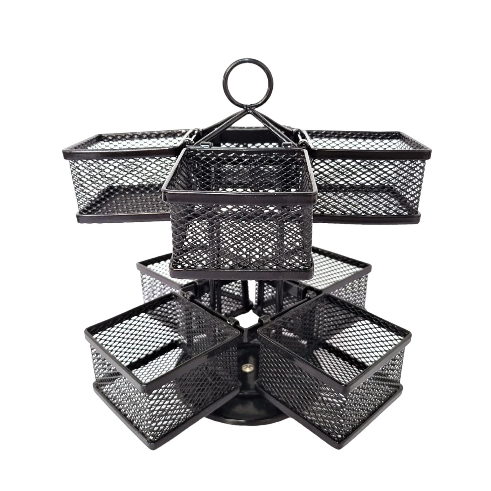 TNOBHG Metal Tea Bag Rack Tea Bag Organizer 2 Tier Metal Tea Bag ...
