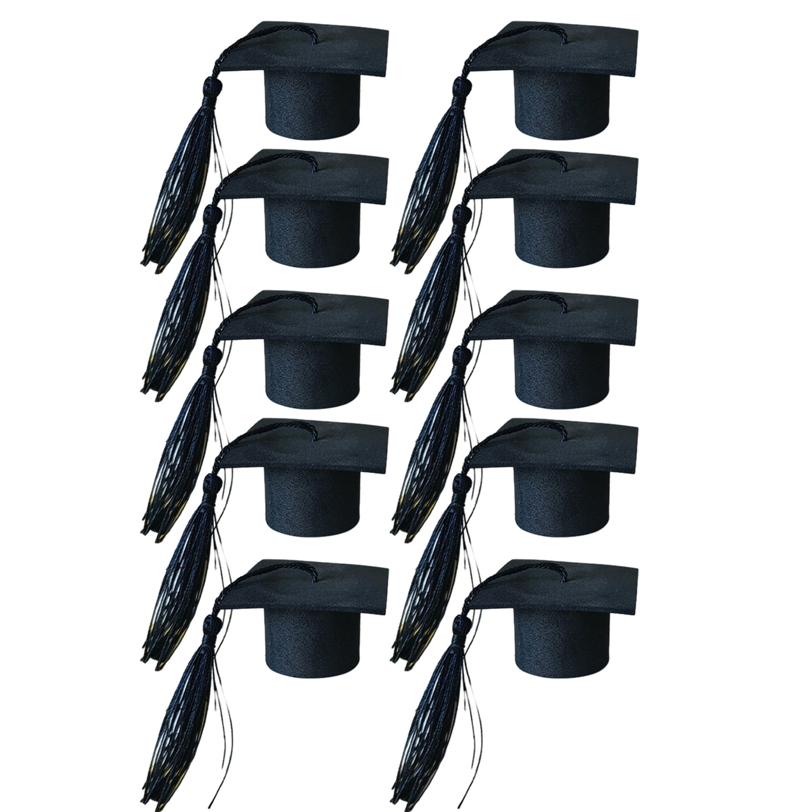 TNOBHG Mini Bachelor Hats 10 Pcs Bachelor Ornament Doctor Graduation ...