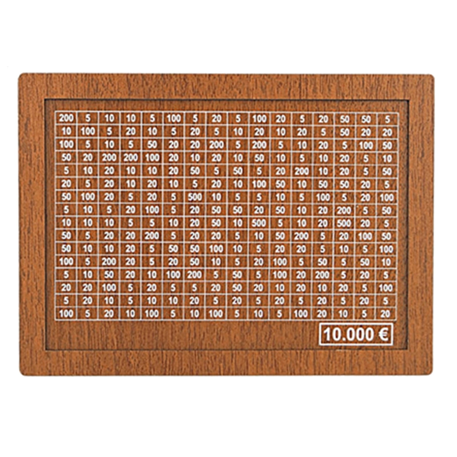 TNOBHG Money Jar with Numbers Wooden Money Box with Counter Marker Pen ...