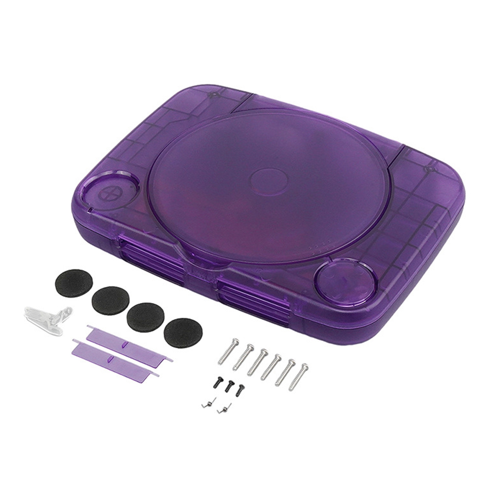 TNOBHG Protective Case Game Console Translucent Shell Replacement Case ...