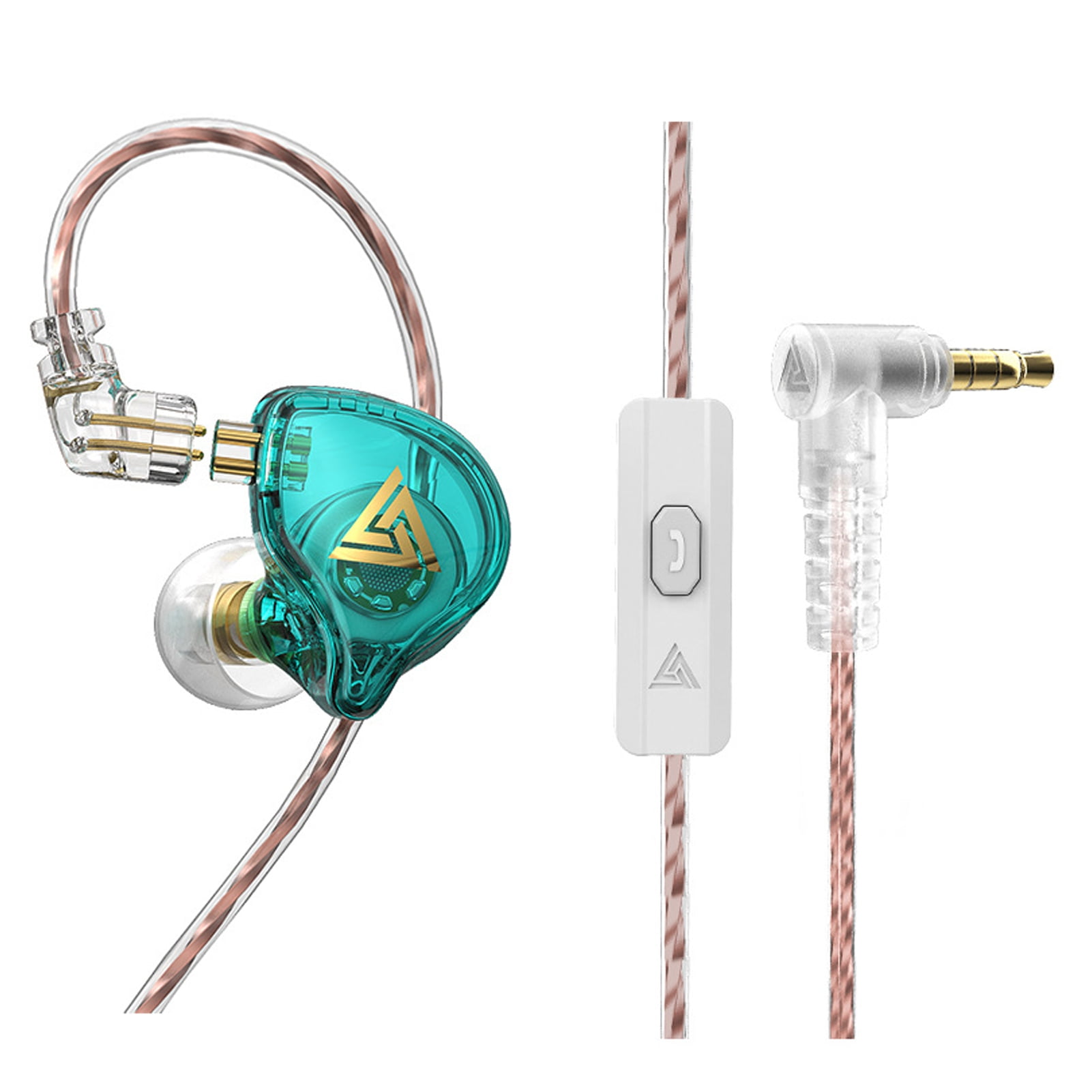TNOBHG Stage Monitor Earphone In-ear Wired Headphones with Powerful ...